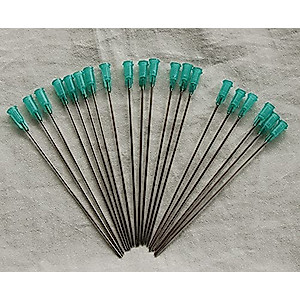 20 x 4" Inch Luer Lock Blunt Needles Glue Dispensing Needle Tips 18 Gauge