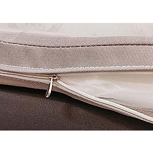 Outdoor Bench Cushion, Waterproof Garden Swing Cushion Non-Slip Patio Furniture Seat Pad with Piping, Indoor Settee Cushion Wicker Loveseat Pads 35x14 Inch