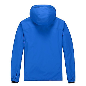 WULFUL Men's Waterproof Ski Jacket Warm Winter Snow Coat Mountain Windbreaker Hooded Raincoat