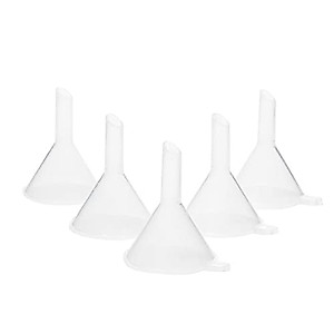 0.17 oz Clear Glass Dropper Bottles, Pipettes, Labels, Funnels (Gold, 95 Pieces)