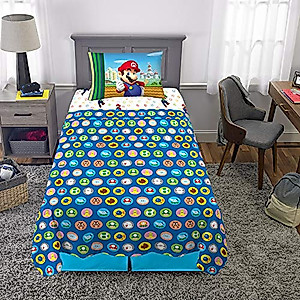 Franco Kids Bedding Super Soft Microfiber Sheet Set, Twin, Mario
