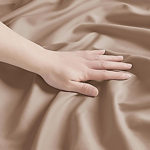 Nestl Taupe Pillow Cases Queen Size Set of 2, Soft Queen Pillow Case, 1800 Microfiber Queen Pillow Cases 2, Pillowcases Queen, Envelope Closure Pillowcase, Pillow Covers Queen Size, 20x30 Inches