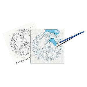 Faber-Castell Paint By Number Peace Kit - Watercolor Paint by Number for Kids