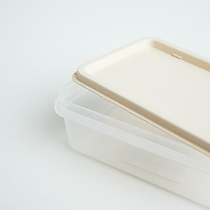 Unica Food Storage Container with Airtight Lid, Nestable Storage Boxes for Cereal, Snacks, BPA-Free, Microwave, Dishwasher & Freezer Safe, Set of 3, 7 oz, 2.94x2.94x1.58 in