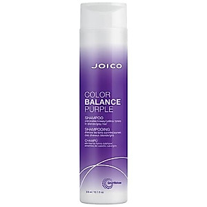 Color Balance Purple Shampoo | For Cool Blonde, Gray Hair | Eliminate Brassy Yellow Tones | Boost Color Vibrancy & Shine | UV Protection | With Rosehip Oil & Green Tea Extract | 10.1 Fl Oz