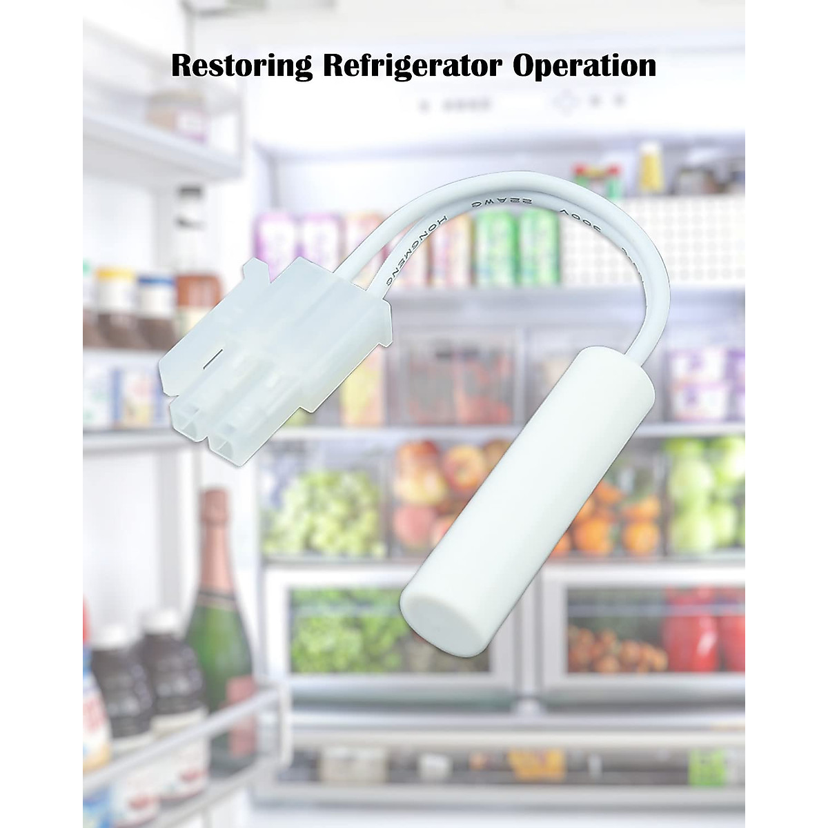 AUGREX 240597203 Refrigerator Thermistor Temperature Sensor AP4032998 1258948 240597202 AH1765215 EA1765215 PS1765215 240597203 240597201