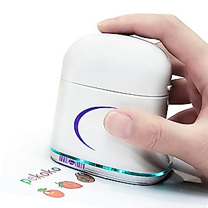 PEKOKO Handheld Portable Printer,Wireless Bluetooth Color Printer with Ink Cartridges Mini Art Printer for Gift Cards,Stamps,T-Shirt,Logo, Barcode