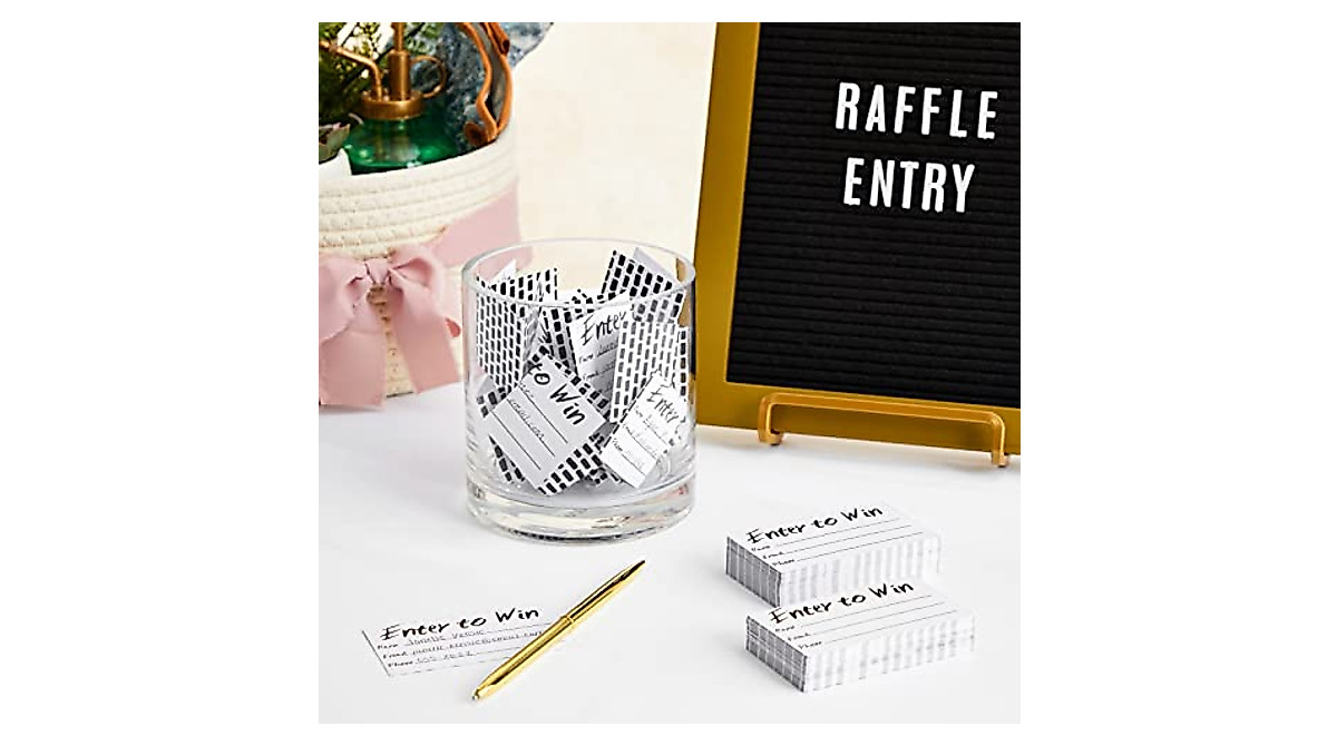 200-Pack Enter to Win Cards for Raffles & Contests