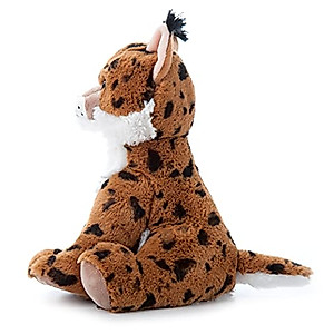 The Petting Zoo Bobcat Stuffed Animal, Gifts for Kids, Wild Onez Zoo Animals, Bobcat Plush Toy 12 inches