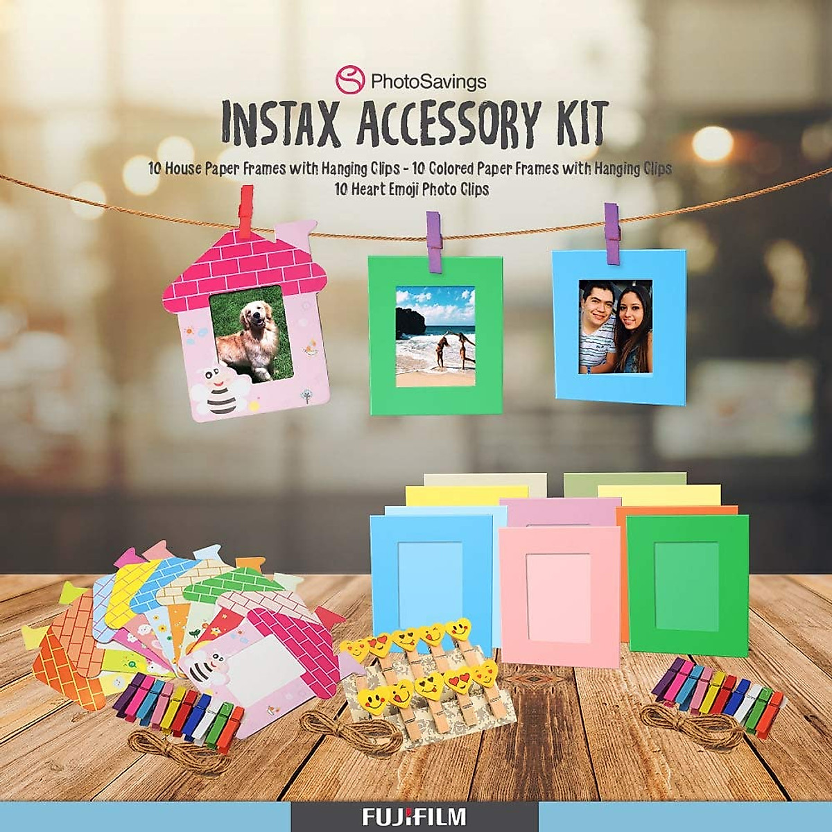 FUJIFILM Instax Mini 11 (Sky Blue) 168 Piece Accessory Bundle w/FUJIFILM INSTAX Mini Instant Film (40 Exposures) Camera Case w/Strap, Selfie Lens, Album, Stickers, Frames & More