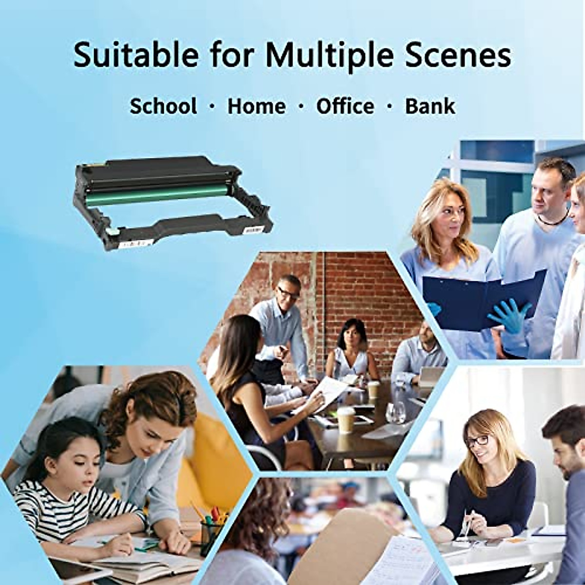 APRONE B230 013R00691 Extra High Capacity Drum Unit, Replacement for Xerox B230 B225 B235 Printer (12500 Pages,1-Pack)