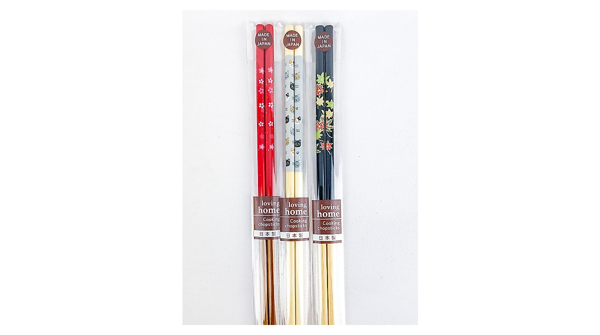 Set of 3 Japanese Cooking Chopsticks – Cute Designs