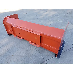 8' XP30 Skid Steer Snow Pusher Kubota Orange