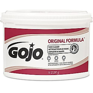 GOJO ORIGINAL FORMULA Hand Cleaner, Fragrance Free, 14 fl oz Crème-Style Hand Cleaner Canister (Pack of 1).