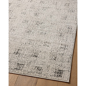 Loloi II Kamala Collection KAM-01 Grey/Graphite 2'-7" x 12'-0" Runner Rug