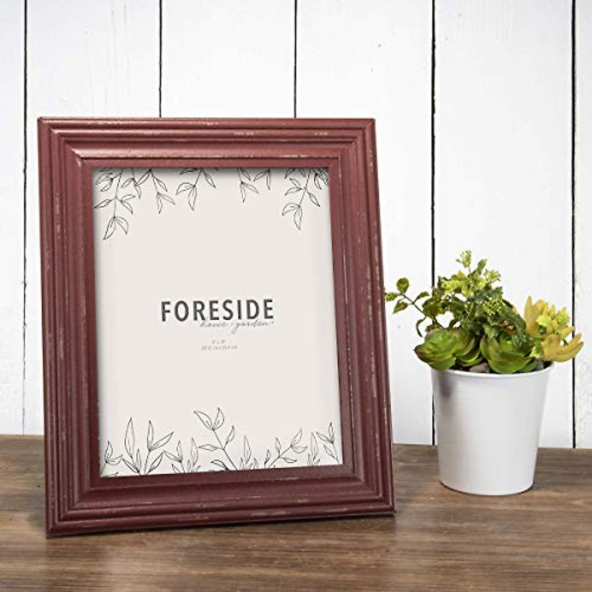 Foreside Home & Garden FFRD06232 8X10 Dalton Photo Frame Red