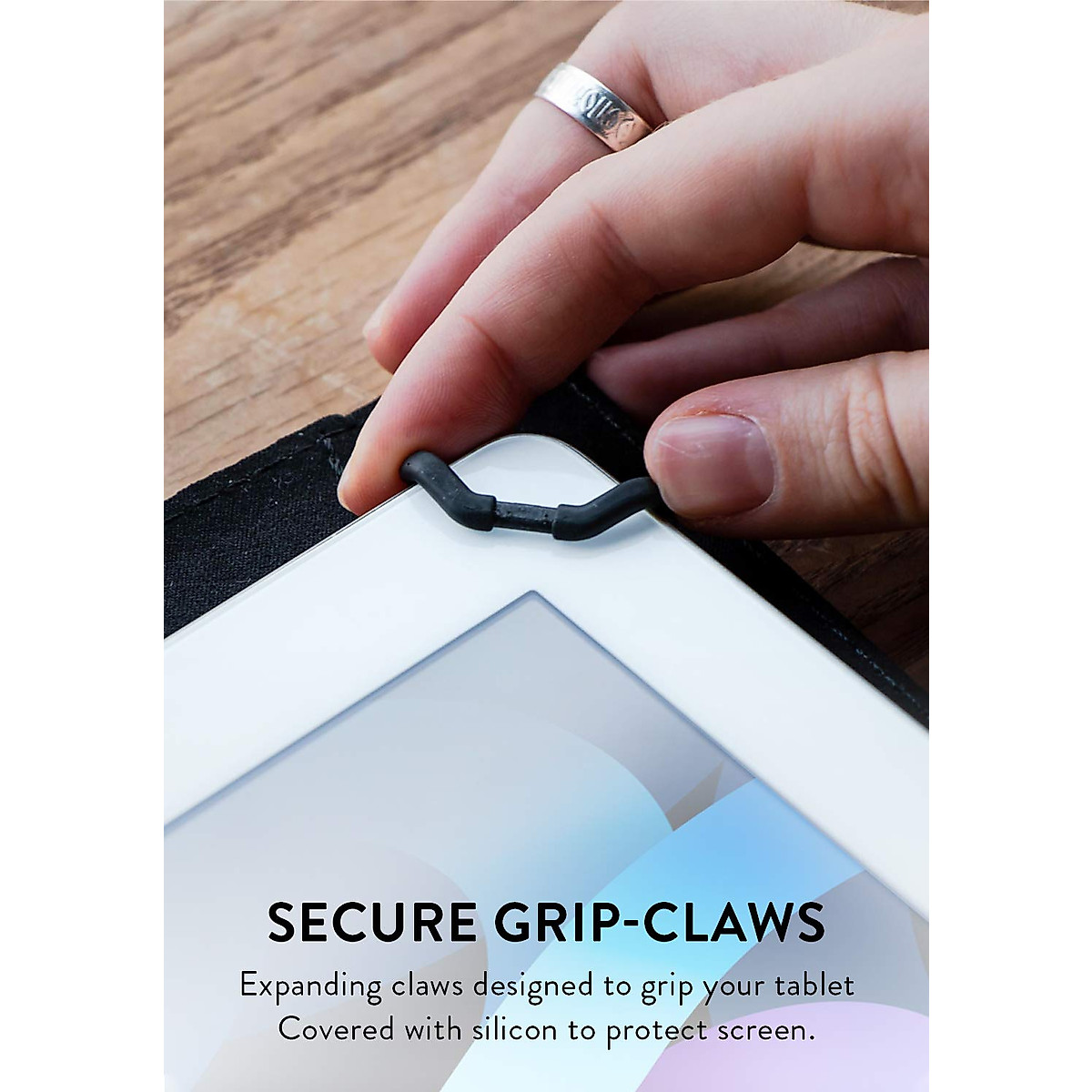 Cooper Backlight Executive Keyboard Case for 9, 9.7, 10, 10.1, 10.2, 10.5" Tablets | Bluetooth Keyboard & Leather Folio, 7 Color Backlit with Hotkeys