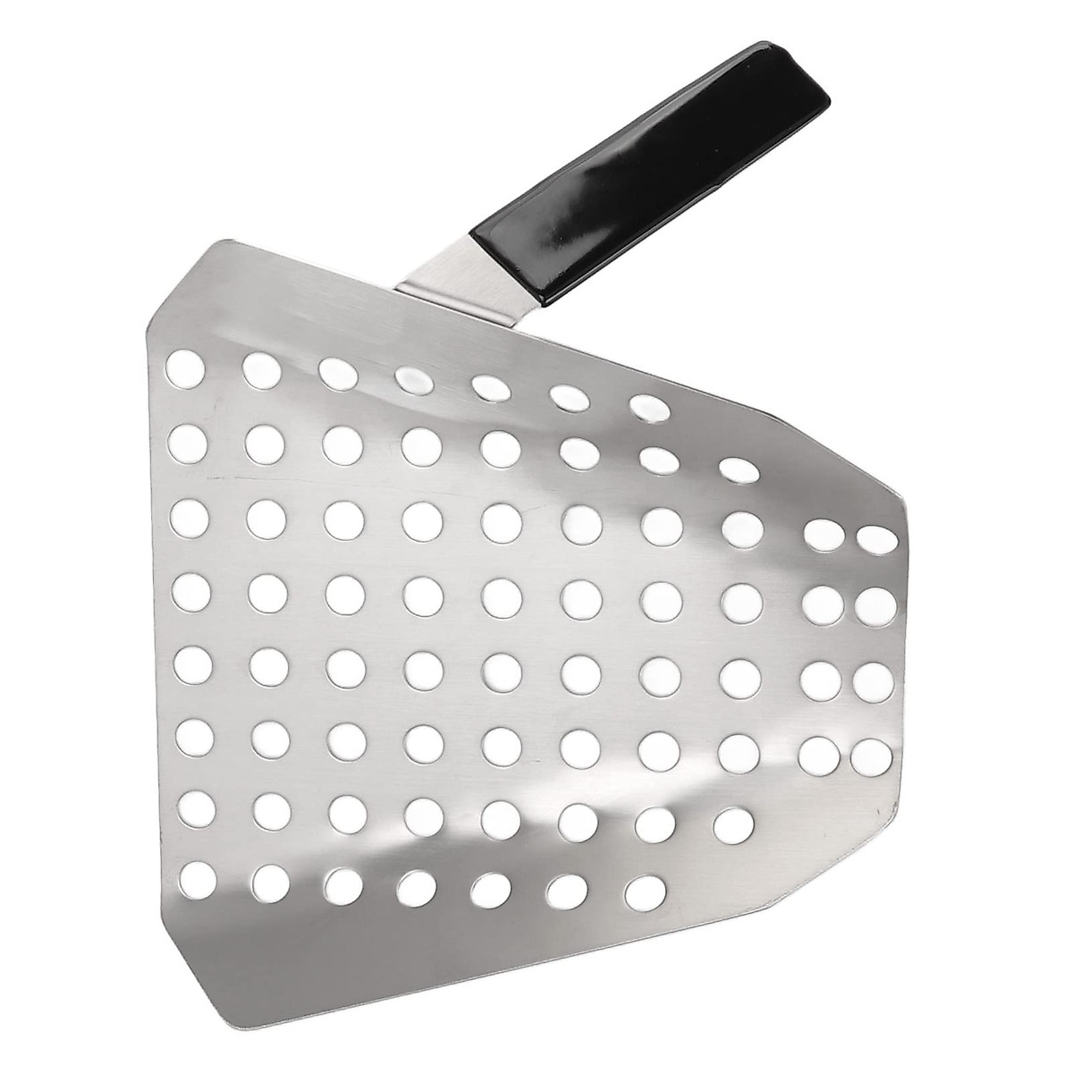 French Fries Scoop Laborsaving Stainless Steel Metal Popcorn Scoop with Holes for Cinema to Fill The Bucket