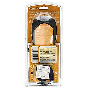 DYMO Label Maker, LetraTag 100H Silver Handheld Label Maker & LT Label Tapes, Easy-to-Use, Great for Home & Office Organization