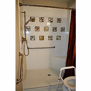 Loon Tile with Mountains - Wall Plaque - Trivet, WL-1