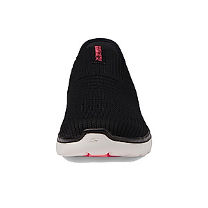 Skechers Go Walk 6 Tropical Bay Hands Free Slip-Ins Black/Pink 9 B (M)