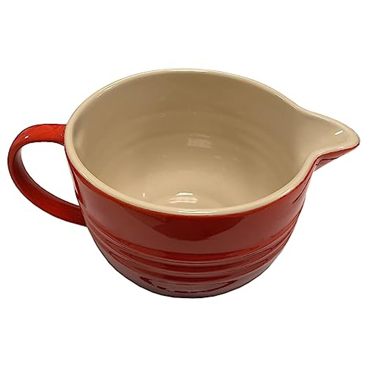 Le Creuset Stoneware Batter Bowl, 2 qt., Cerise