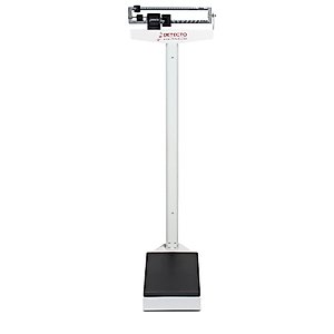 DETECTO 337 Mechanical Physician Beam Scale Without Height Rod, Dual Reading KG/LB
