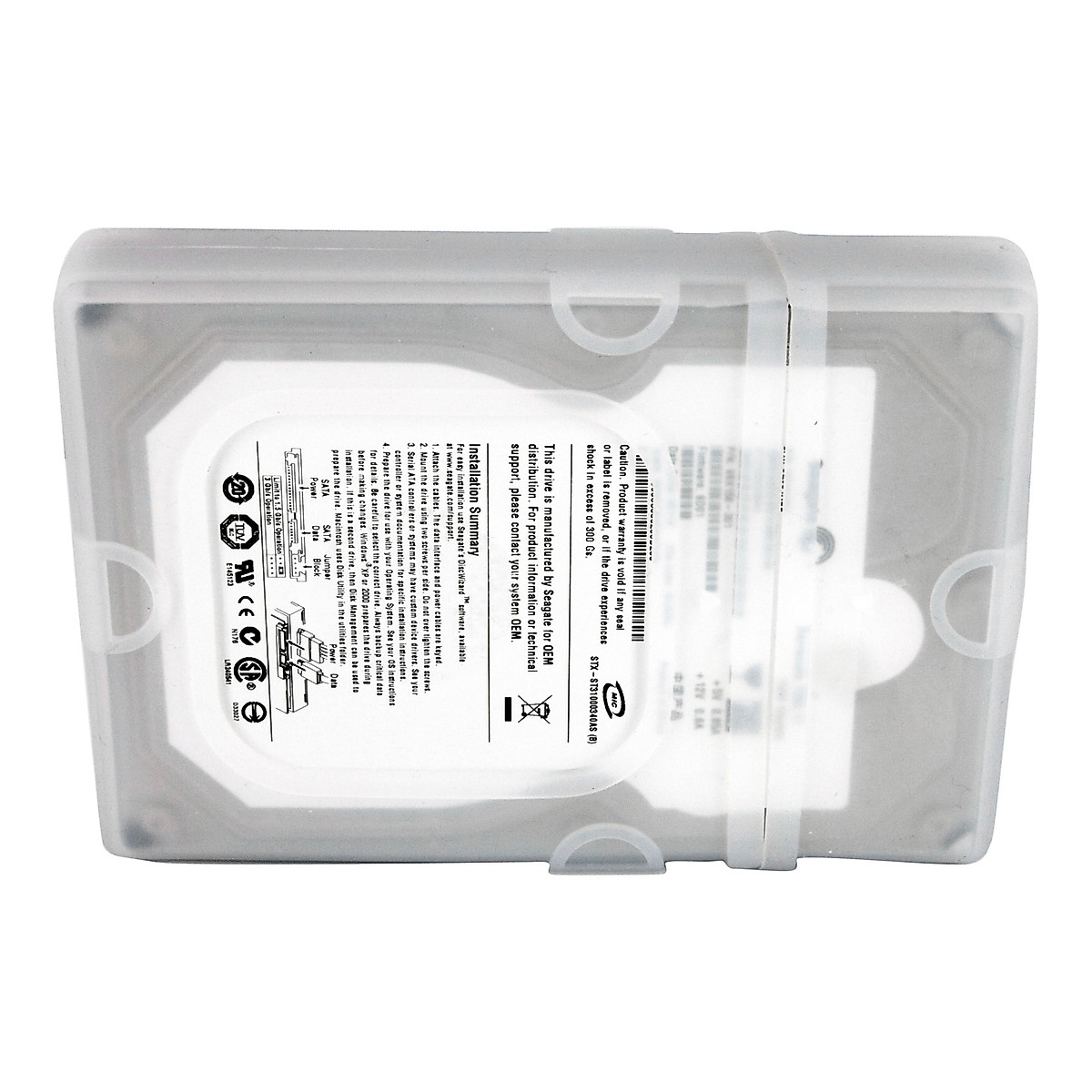 StarTech.com 3.5in Silicone Hard Drive Protector Sleeve with Connector Cap - Protective Sleeve Case for 3.5 HDD (HDDSLEV35)