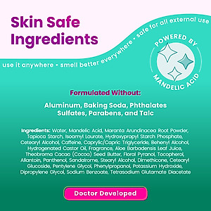 Lume Whole Body Deodorant - Invisible Cream Stick - 72 Hour Odor Control - Aluminum Free, Baking Soda Free, Skin Safe - 2.2 Ounce (Minted Cucumber)