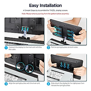 XTRONS Universal Double Din Car Stereo, Android 12 Octa Core 8GB+128GB Car Radio, 10.1 Inch Rotatable QLED IPS Touch Screen GPS Navigation for Car Bluetooth Head Unit DSP Car Play Android Auto 4G LTE