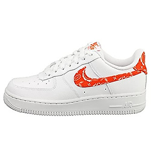 Nike Womens Air Force 1 Low DJ9942 102 Orange Paisley - Size 10W