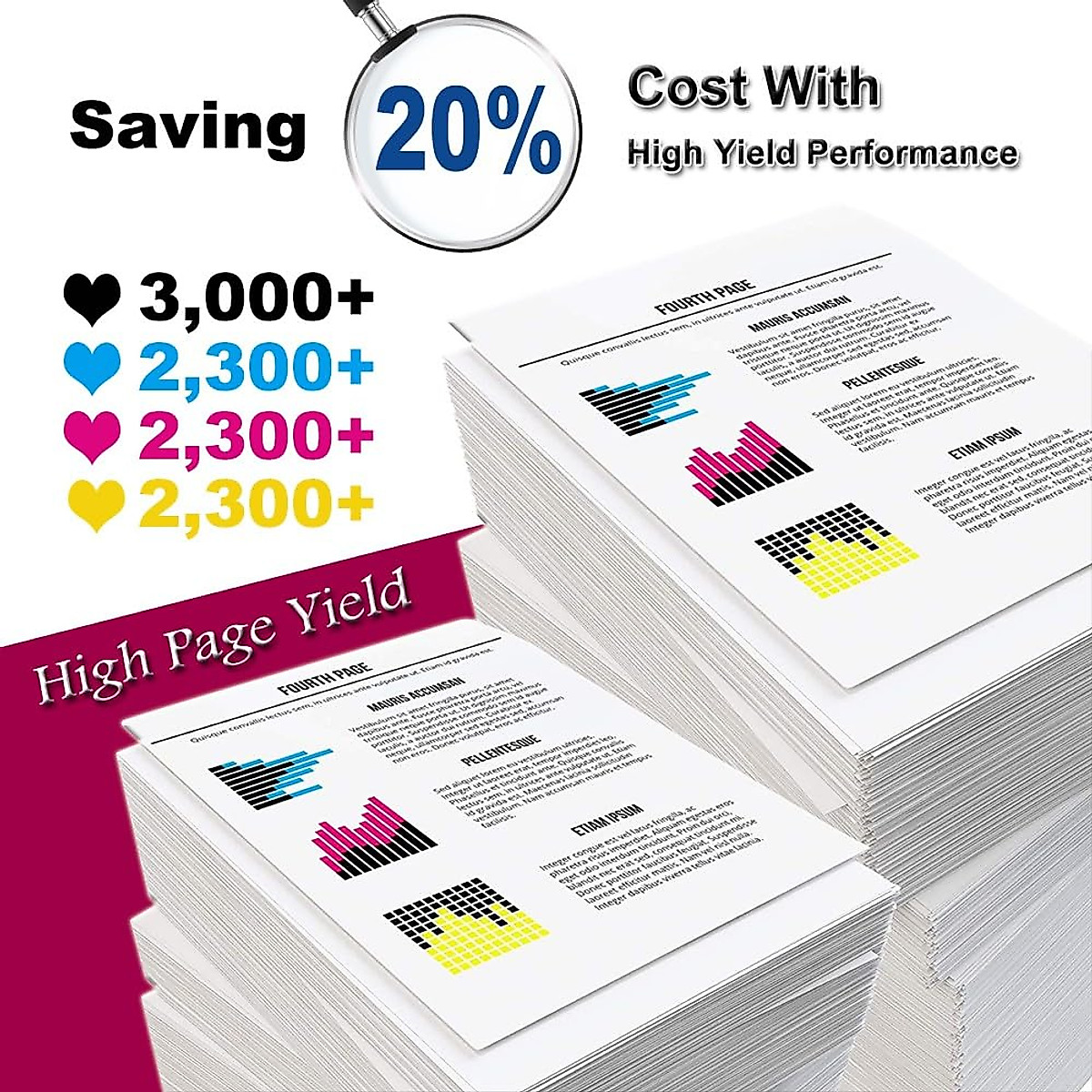 5-Pack (2BK/C/Y/M) Compatible High Capacity TN227 (TN-227BK TN-227C TN-227Y TN-227M) (With Chip) Imaging Toner Cartridge Used for HL-L3210CW L3230CDW L3270CDW L3290CDW L3230CDN MFC-L3710CW Printer