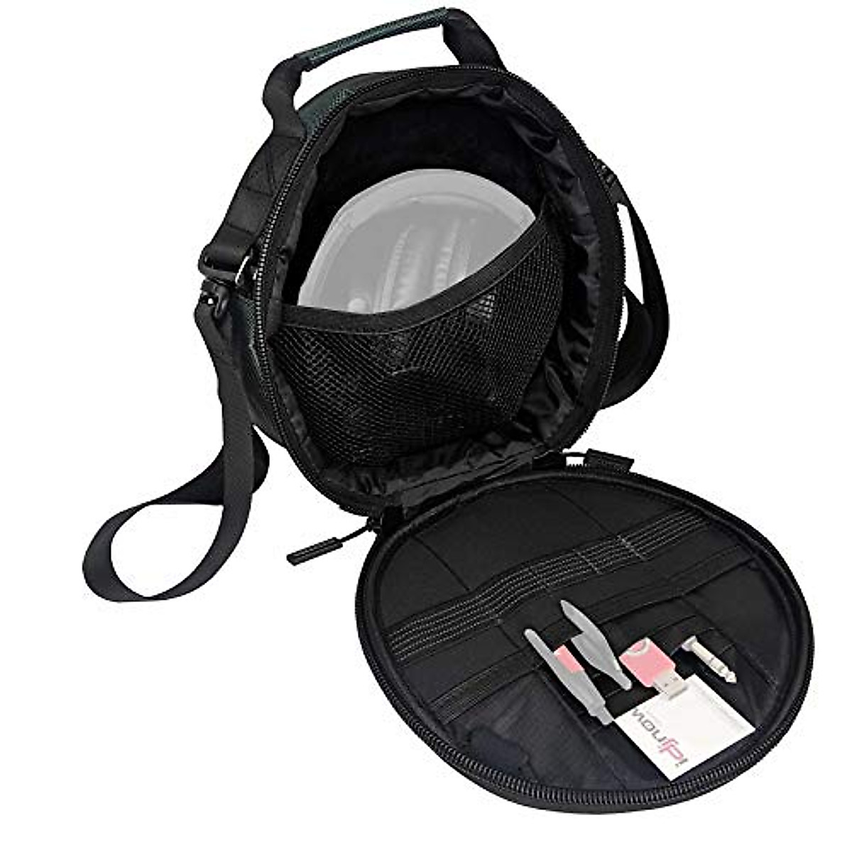 Clutch CL-HPB007 Headphone Gear Bag with 22" x 13" x 4" Multipurpose/DJ Controller EVA Case Package