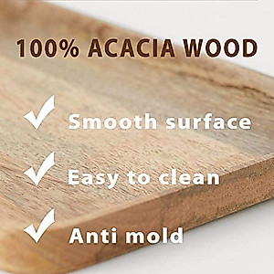 Rustic Small Wood Cutting Board with Handle - Wood Serving Board - Natural Wood Cheese Board - Rustic Bread Board - Mini Charcuterie Board