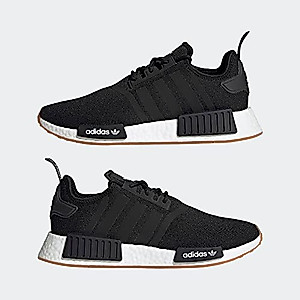 adidas Originals Men's NMD_R1 Sneaker, Black/Black/Gum, 13