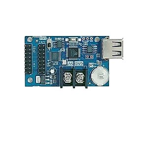 HD-U6A Monochrome Outdoor LED Digital Signage HUB12 USB Port Control Card LED Display Pixel Animation Graphics Card