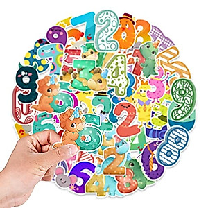 50 Pcs Digital Enlightenment Stickers Pack, Waterproof Vinyl Decals for Water Bottle, Laptop, Skateboard, Helmet, Car Decals, Perfect Gifts for Kids,Teens, Adults, Women, Men