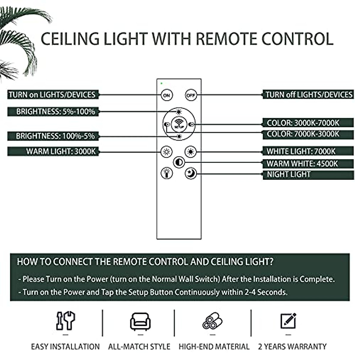 LED Chandelier Lighting Fixture Dimmable Pendant Light with Remote Control Modern Flush Mount Chandelier Adjustable Kitchen Island Hanging Lamp Painting Lamp for Dining Table Office Bedroom (Gold)