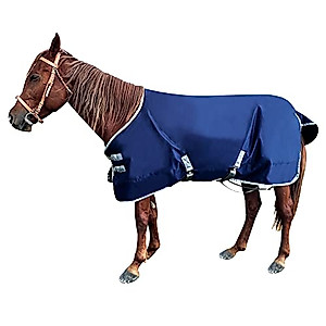 Winter 1800D Premium Turnout Horse Blanket,Medium Weight Waterproof Blanket