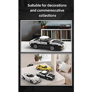 dOMOb Mazda RX-7 FC3S – Initial-D 25-th Anniversary – CADA Bricks Toys for 8+ Age Kids & Adults – Realistic Car Model 1:24 Simulated Build – 282 Pieces or Blocks – for Boys, Hobbyist, Collector