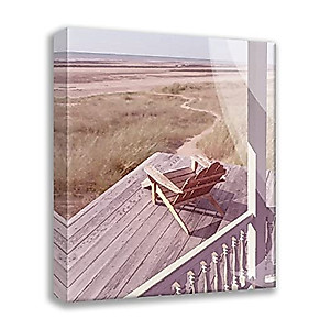 ArtDirect Hamptons House 35x48 Huge Gallery Wrapped Canvas Museum Art by Bay, Noah