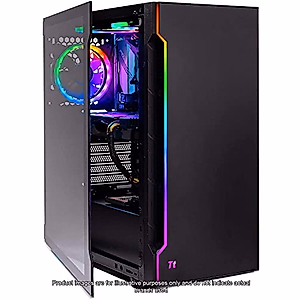 Skytech Gaming Shadow Gaming PC Desktop – INTEL Core i5 10400F 2.9 GHz, RTX 3050, 1TB NVME SSD, 8G DDR4 3200, 600W GOLD PSU, AC Wi-Fi, Windows 10 Home 64-bit,Black