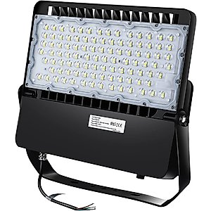 LEDMO LED FloodLight 60W with 180deg Adjustable Knuckle Mount Photocell Dusk to Dawn Outdoor Lighting Daylight White 5000K 7800lm 300W MH Equal Waterproof IP65 UL&DLC Listed for Garden Yard,Playground