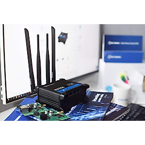 Teltonika RUT950J02400 model RUT950 LTE 4G Router for AT&T and T-Mobile; Automatic Switch to Available Backup Connection; Wireless Access Point with Hotspot Functionality