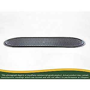 LloydPans Kitchenware 7 Inch by 18 Inch Perforated Flatbread Pan Made in the USA