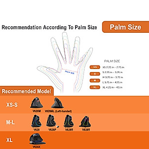 J-Tech Digital Ergonomic Left Hand Mouse with Wireless Connection, AA Battery, 2.4GHz Nano Transceiver, 800, 1200, 1600, 2400 Adjustable DPI; Compatible with Windows and MAC OS [V628ML]