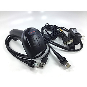 Honeywell/Xenon 1900G-HD (Hign Density) Barcode/Area-Imaging Scanner (2D, 1D, PDF, Postal) Kit, Includes RS232 Cable, Power Supply and USB Cable (Renewed)
