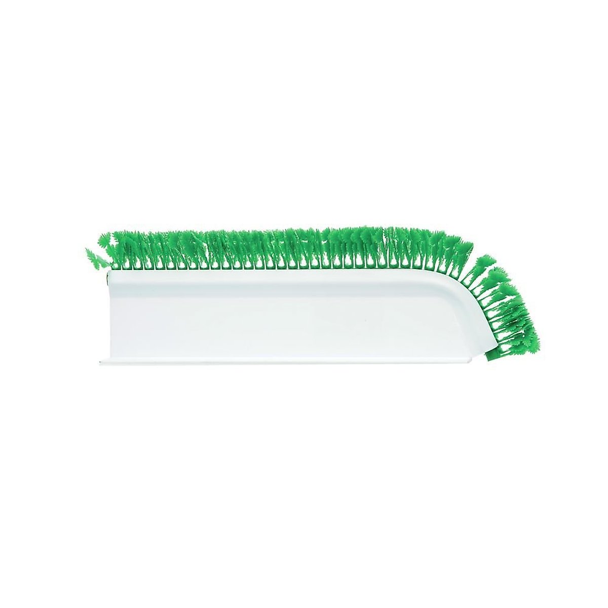 Shelf Divider Angled T-Shape White with Green Parsley- 30" L x 4 1/2 H