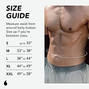 Sports Research Sweet Sweat Waist Trimmer, Yellow, X-Large