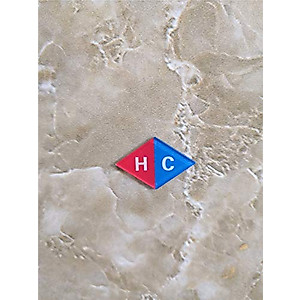 Zzooi 4PCS Self Stick Hot Sign Cold Sign Cold Hot Signs